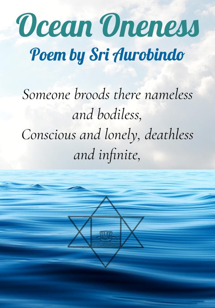 'Ocean Oneness' - poem by Sri Aurobindo