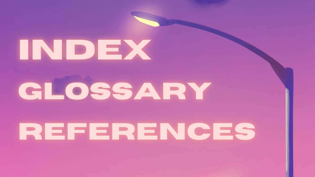Index Glossary References Works Of Sri Aurobindo And Mother