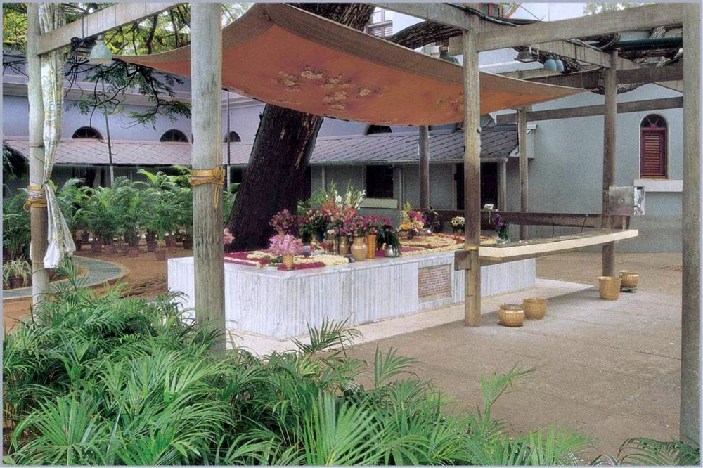 Samadhi at Sri Aurobindo Ashram, Pondicherry